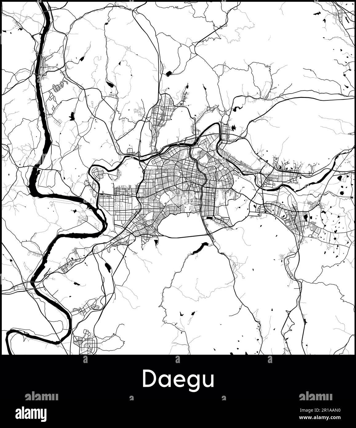 Daegu korea Stock Vector Images - Alamy