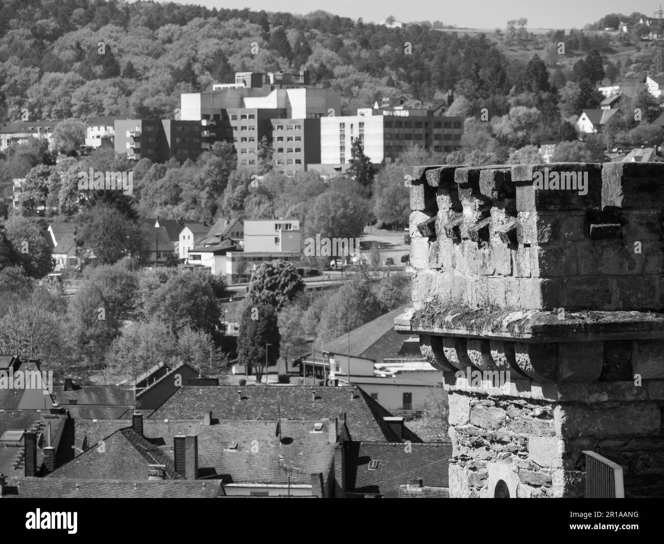 saarbureg city at the saar river Stock Photo - Alamy