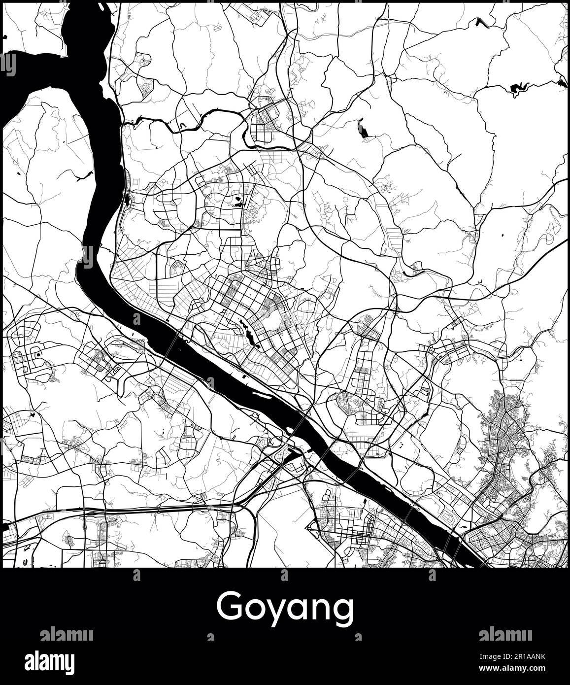City Map Asia South Korea Goyang vector illustration Stock Vector Image ... City Map Asia South Korea Goyang vector illustration Stock Vector Image ...