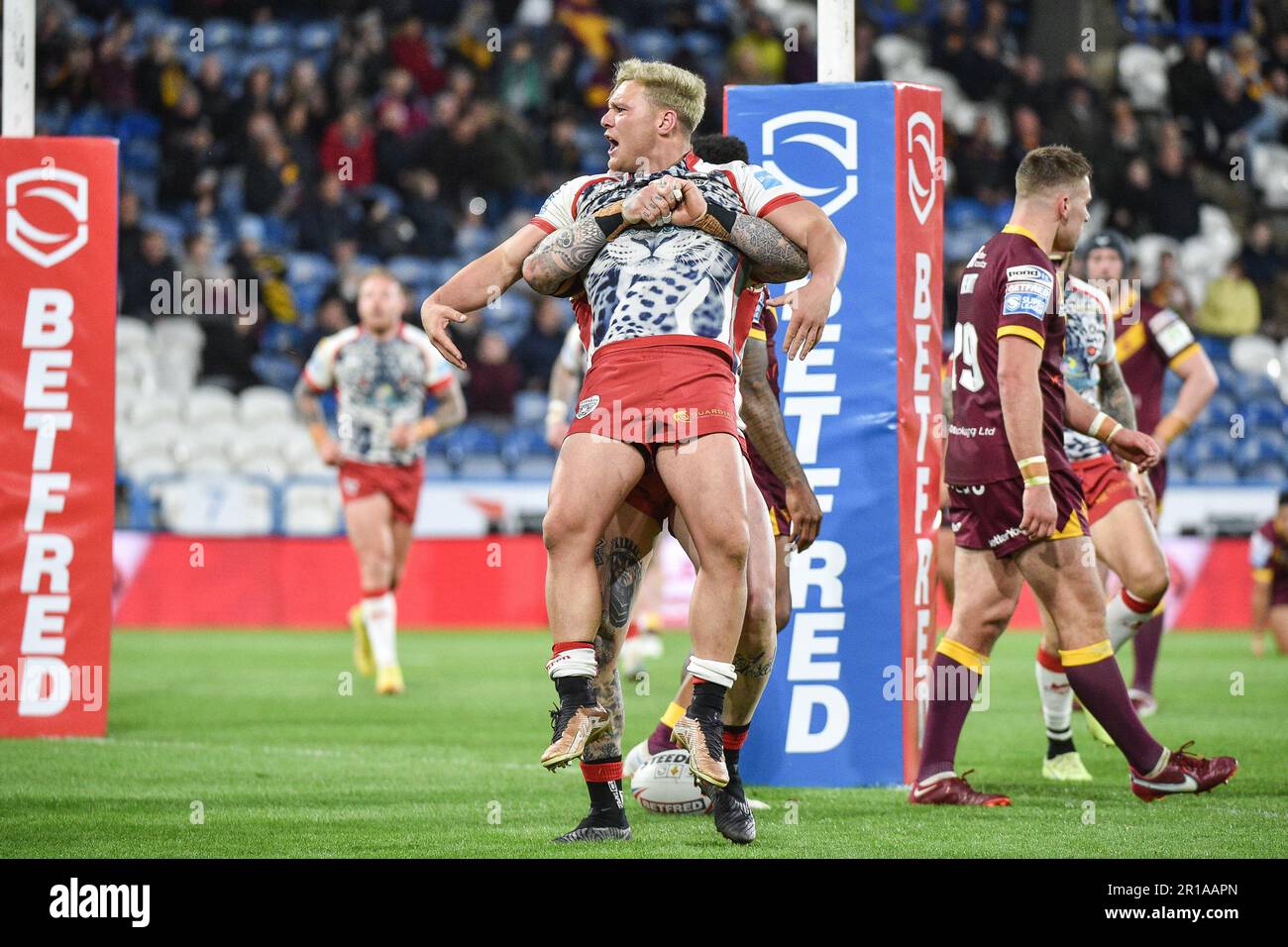 Huddersfield, England - 12th May 2023 - Lachlan Lam of Leigh Leopards ...