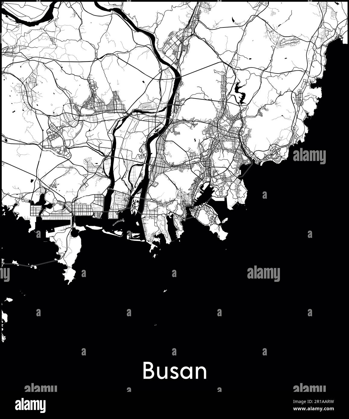 Busan streets Stock Vector Images - Alamy