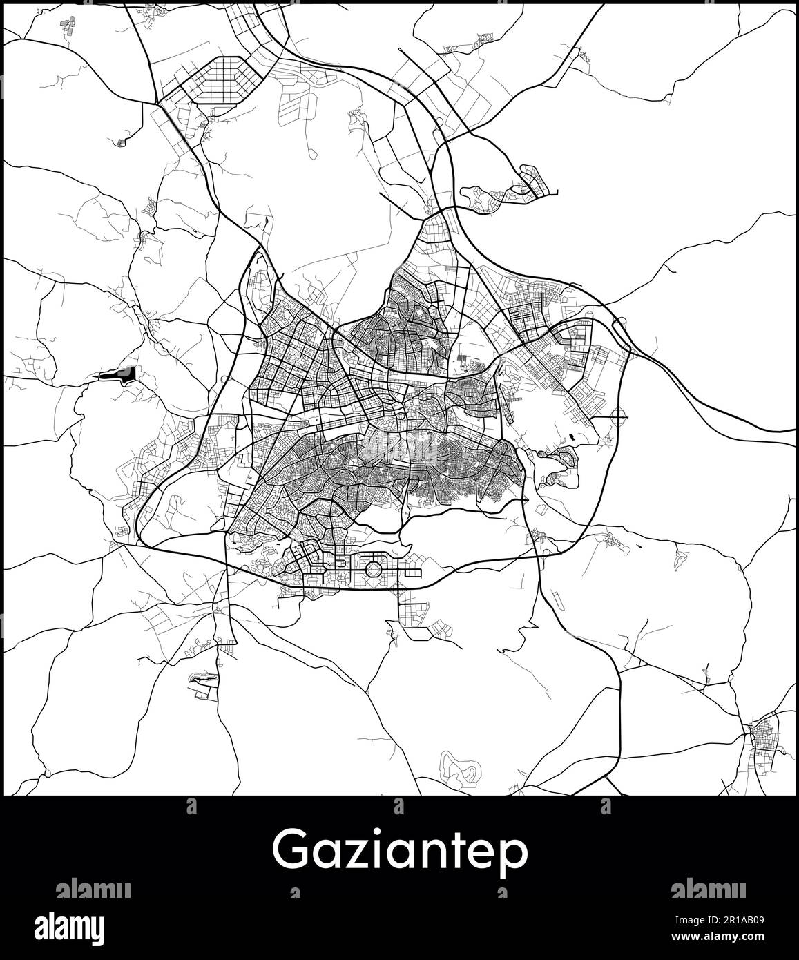 Gaziantep turkey map hi-res stock photography and images - Alamy