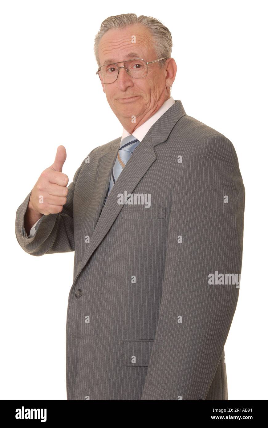 Senior businessman with a rather interesting expression Stock Photo - Alamy