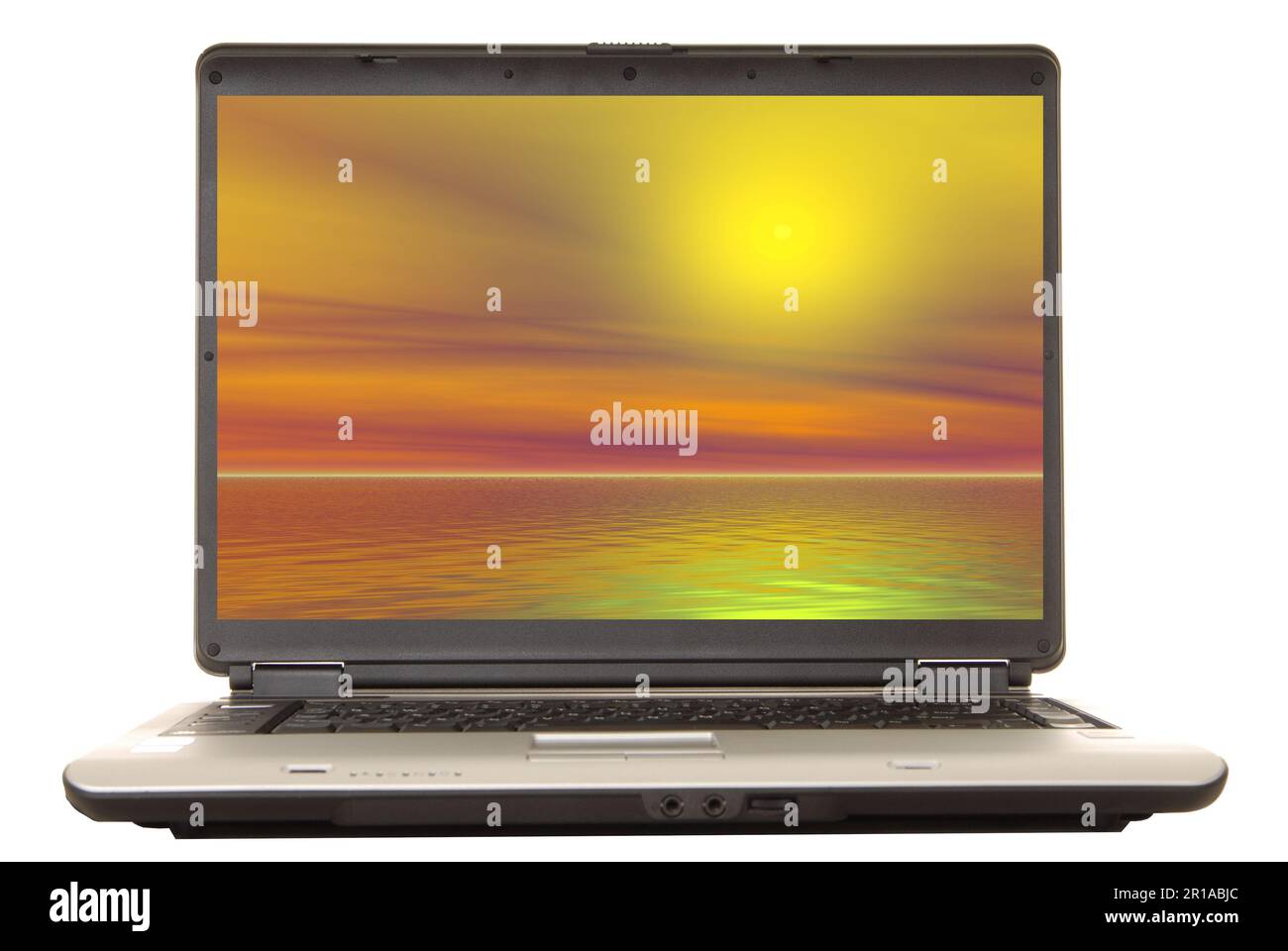 Office computer monitor serious Cut Out Stock Images & Pictures - Alamy