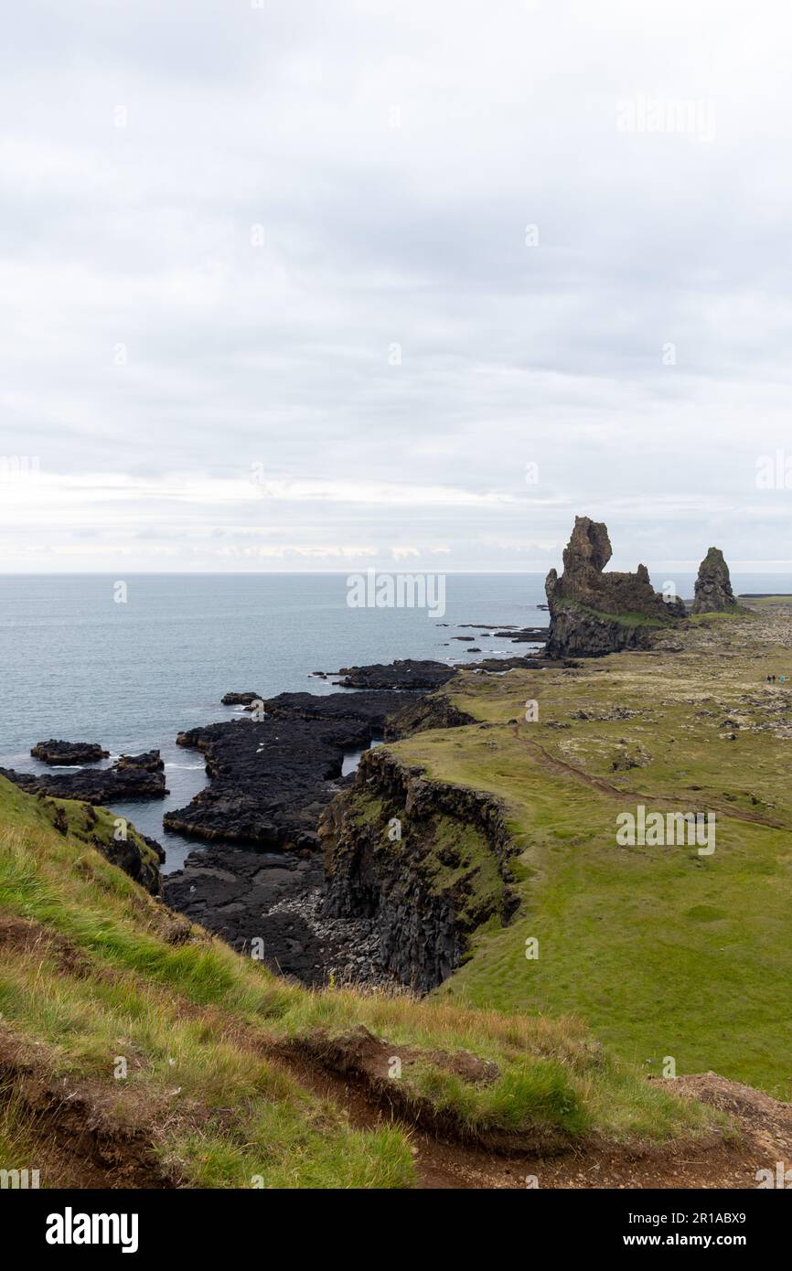 Aerial lighthouse in iceland hi-res stock photography and images - Alamy