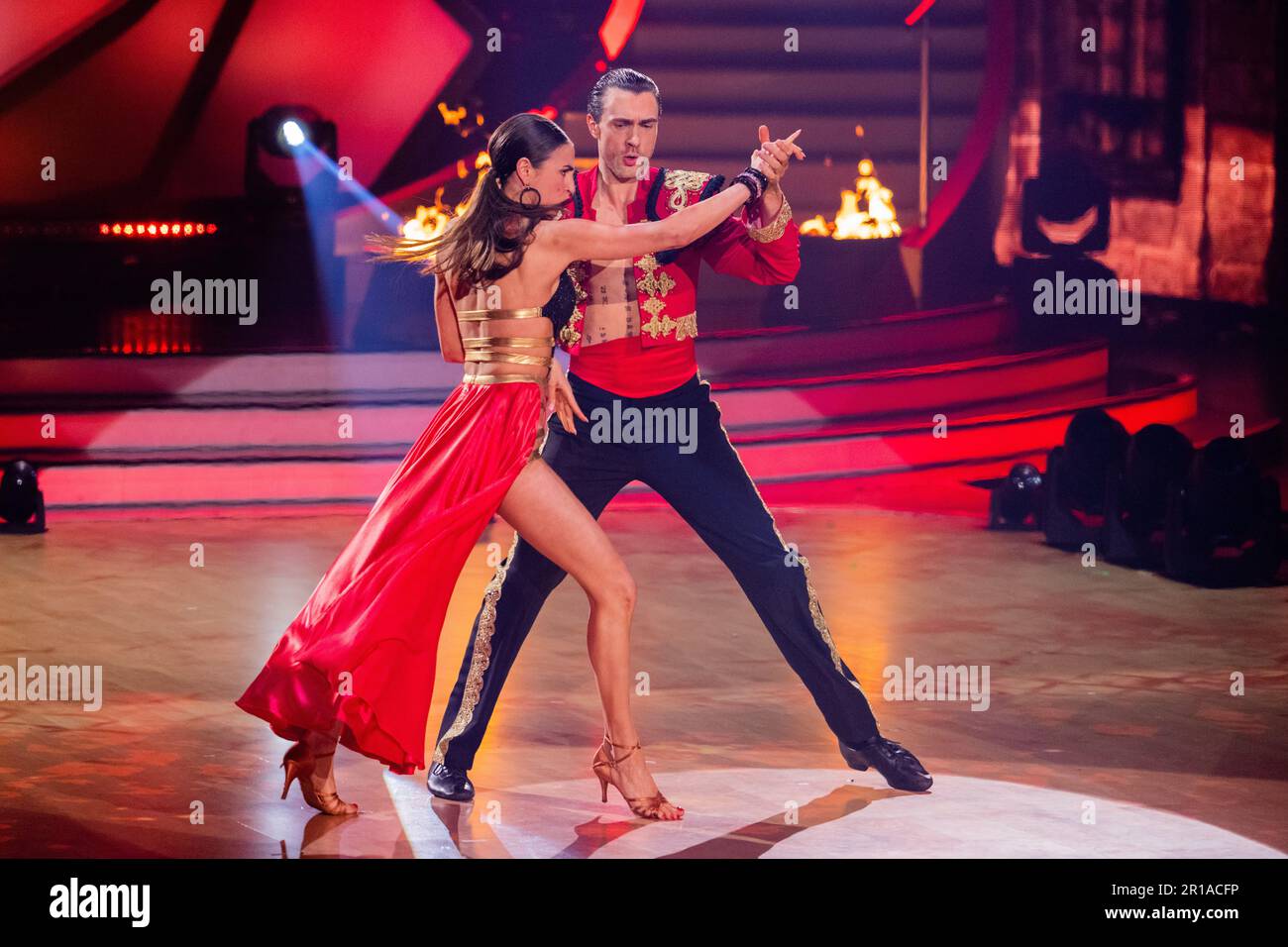 Cologne, Germany. 12th May, 2023. Timon Krause, mentalist, and Ekaterina Leonova, professional ...