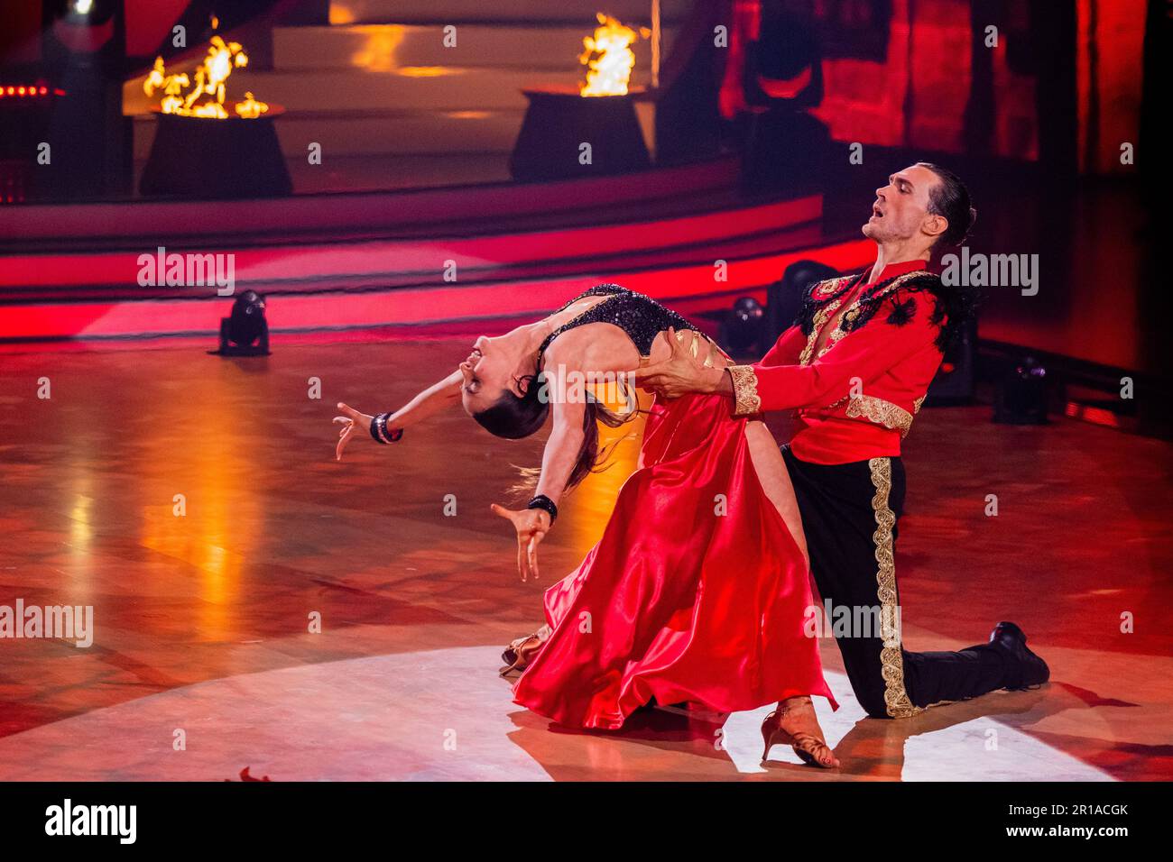 Cologne, Germany. 12th May, 2023. Timon Krause, mentalist, and Ekaterina Leonova, professional ...