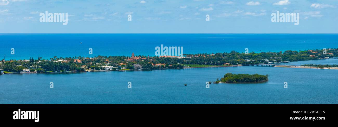 Mar a lago aerial hi-res stock photography and images - Alamy