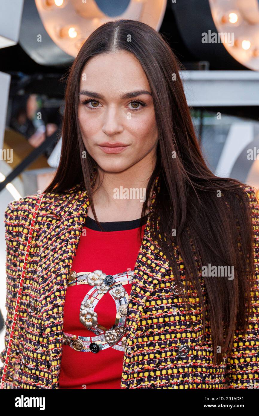 Emanuela Postacchini arrives at the Chanel Cruise 2022/2023 Fashion ...