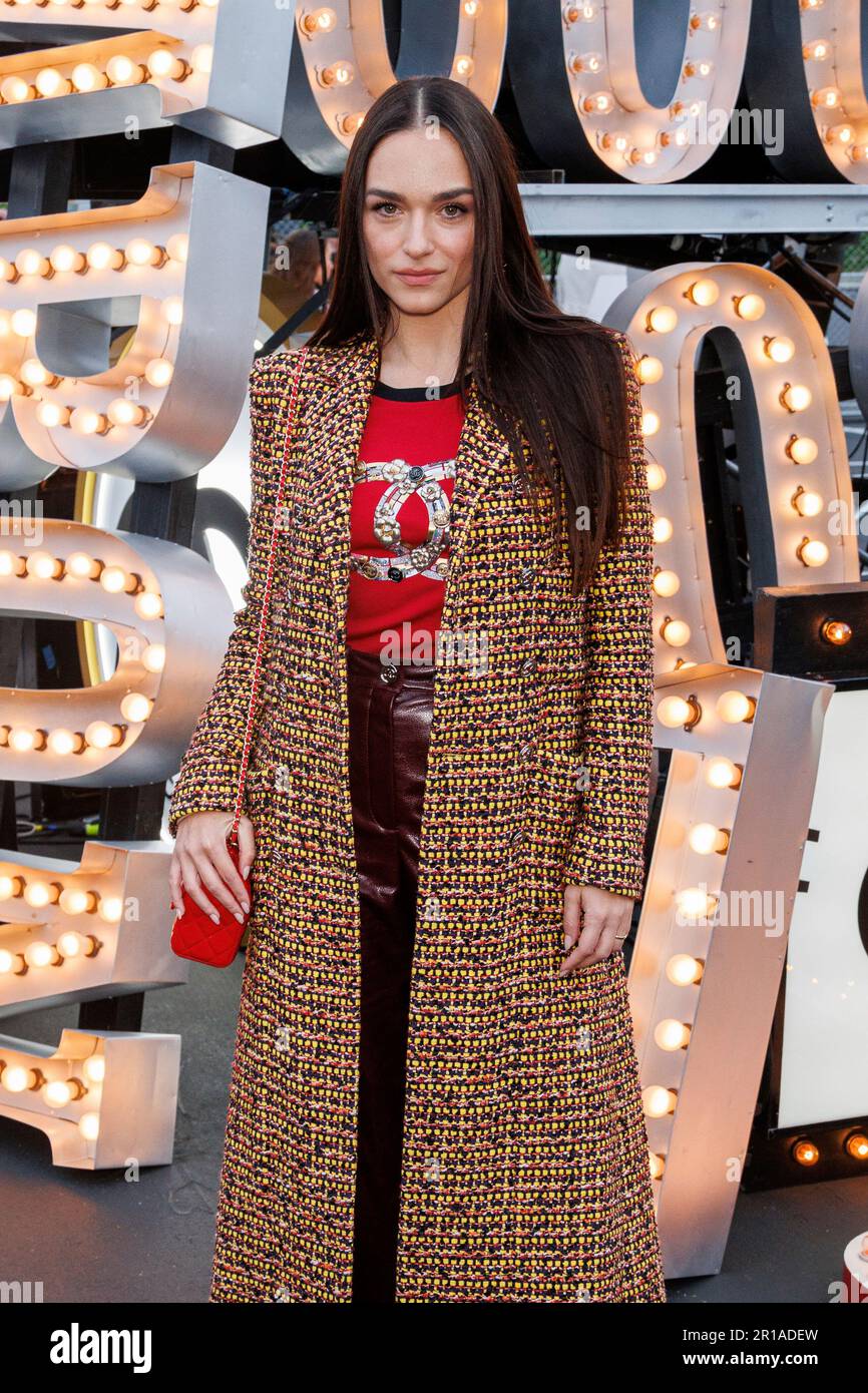 Emanuela Postacchini arrives at the Chanel Cruise 2022/2023 Fashion ...