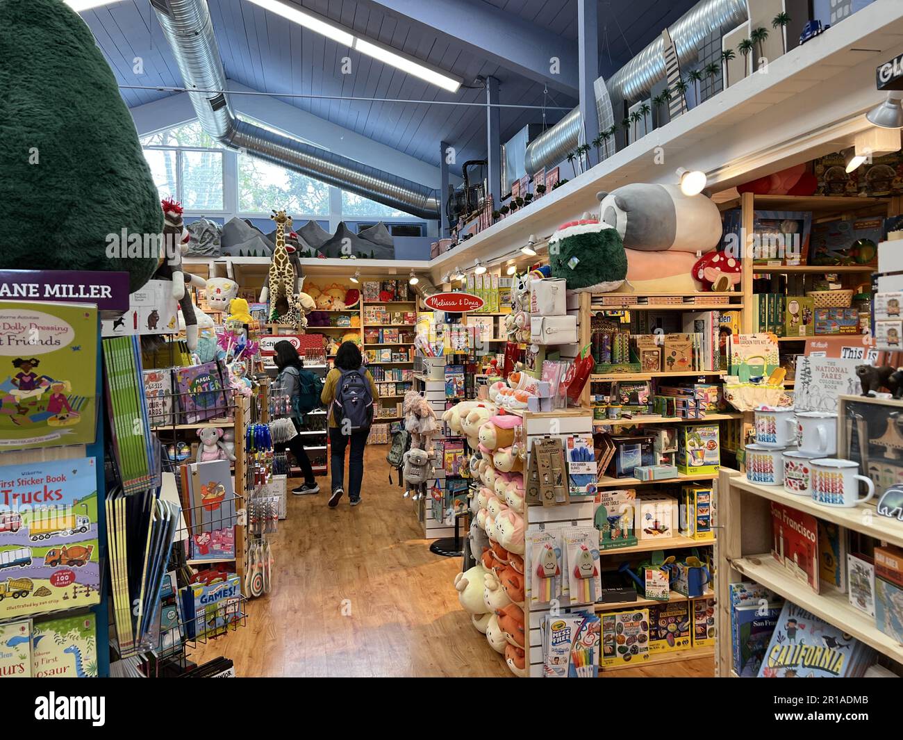 United States. 28th Oct, 2022. Five Little Monkeys toy store interior ...