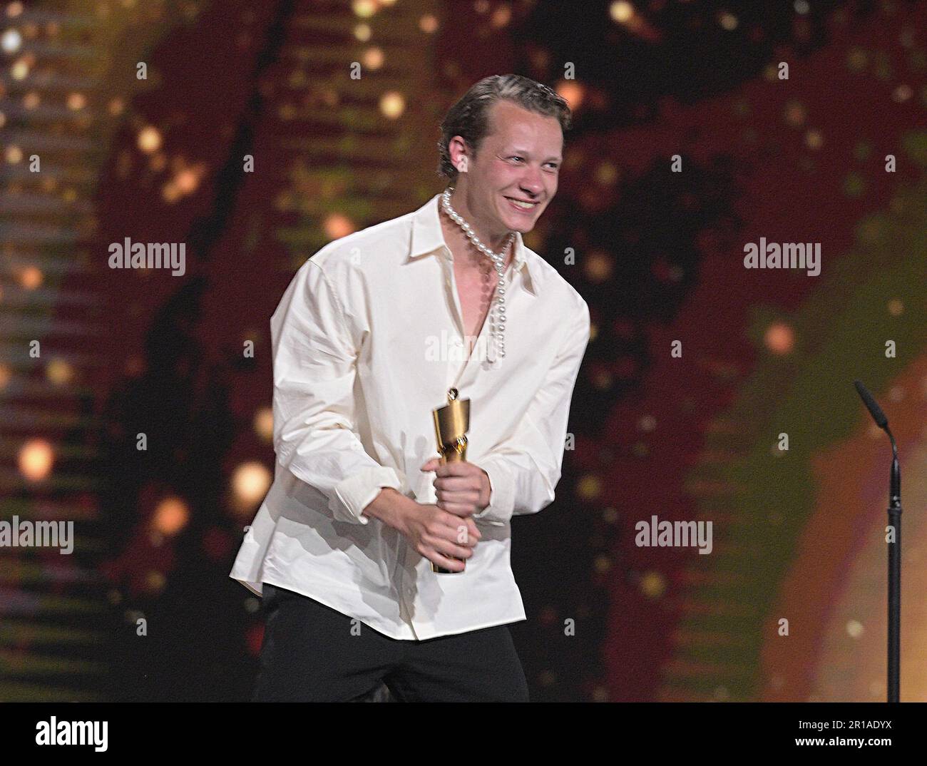 Berlin, Germany. 12th May, 2023. Actor Felix Kammerer is on stage at ...