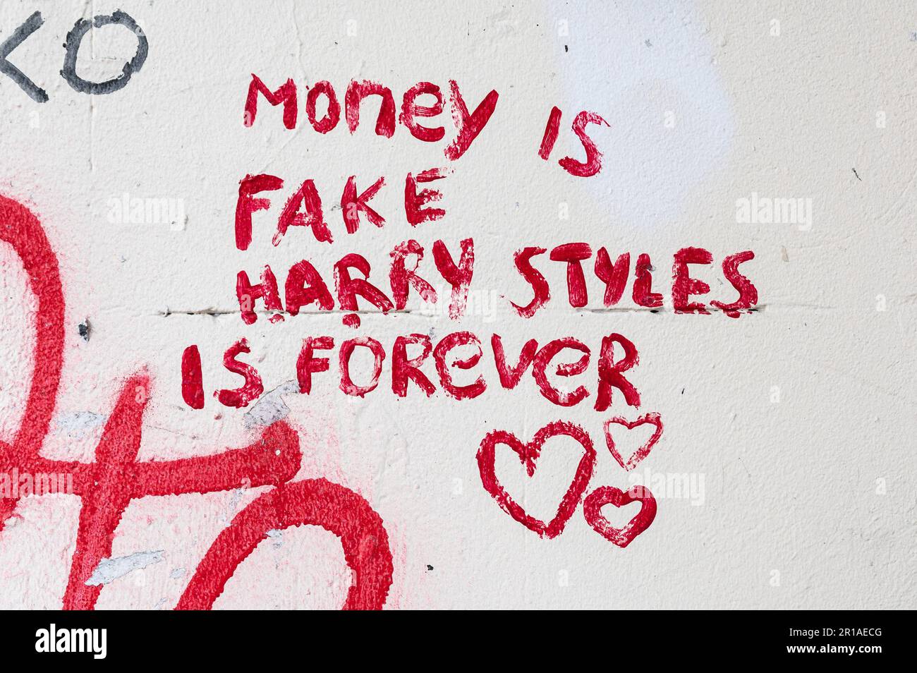 Fake graffiti hi-res stock photography and images - Alamy