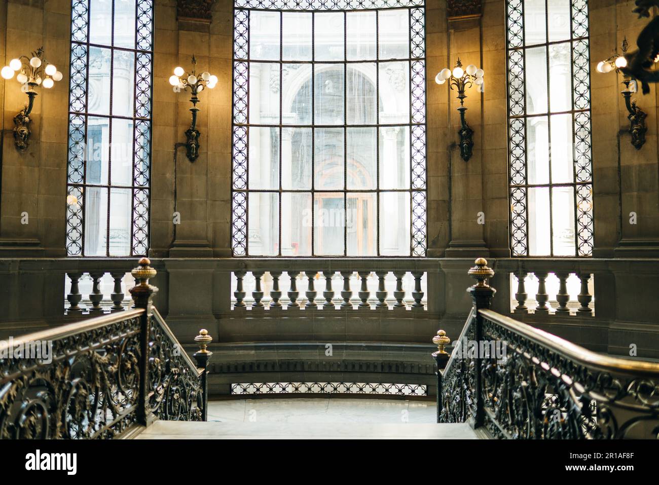 Stariways of the Museo Nacional de Arte MUNAL old Palace of ...