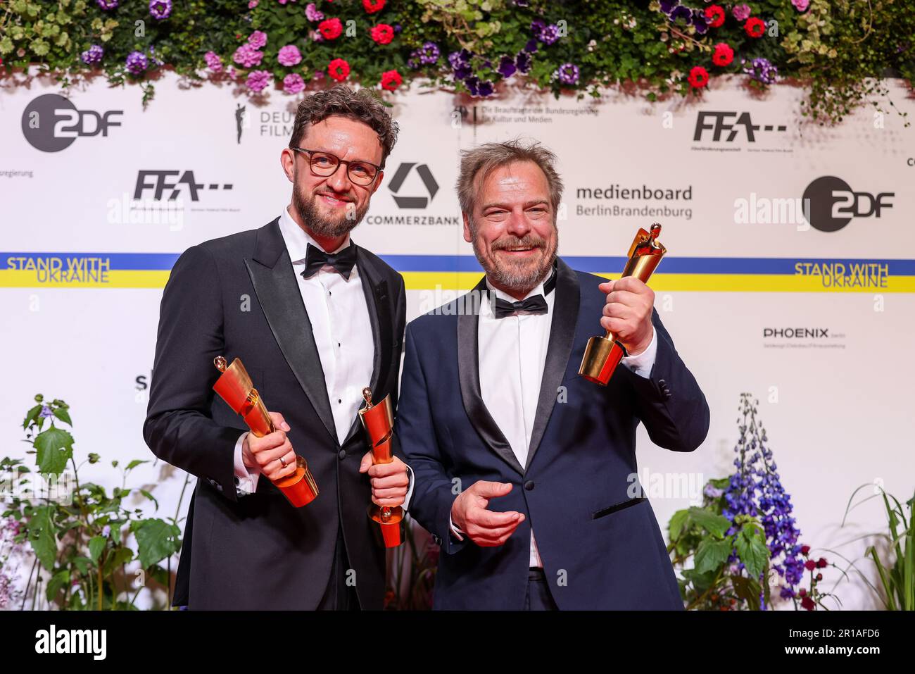Berlin, Germany. 12th May, 2023. Frank Petzold and Markus Frank win the ...