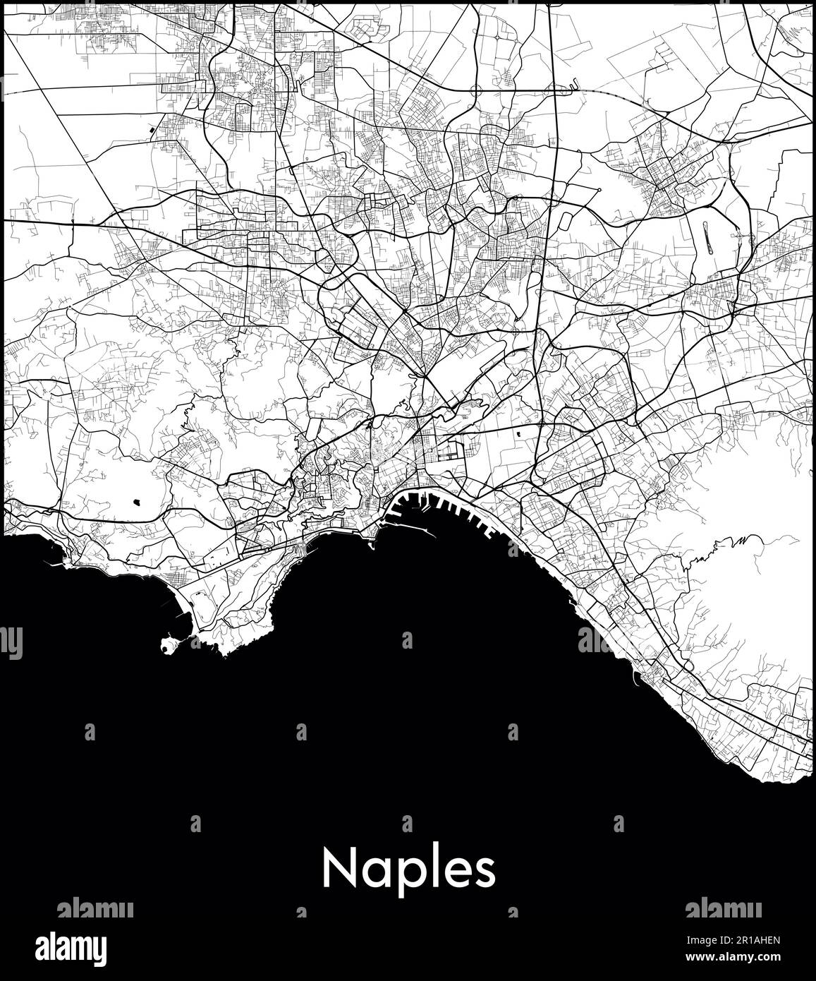 City Map Europe Italy Naples vector illustration Stock Vector Image & Art - Alamy