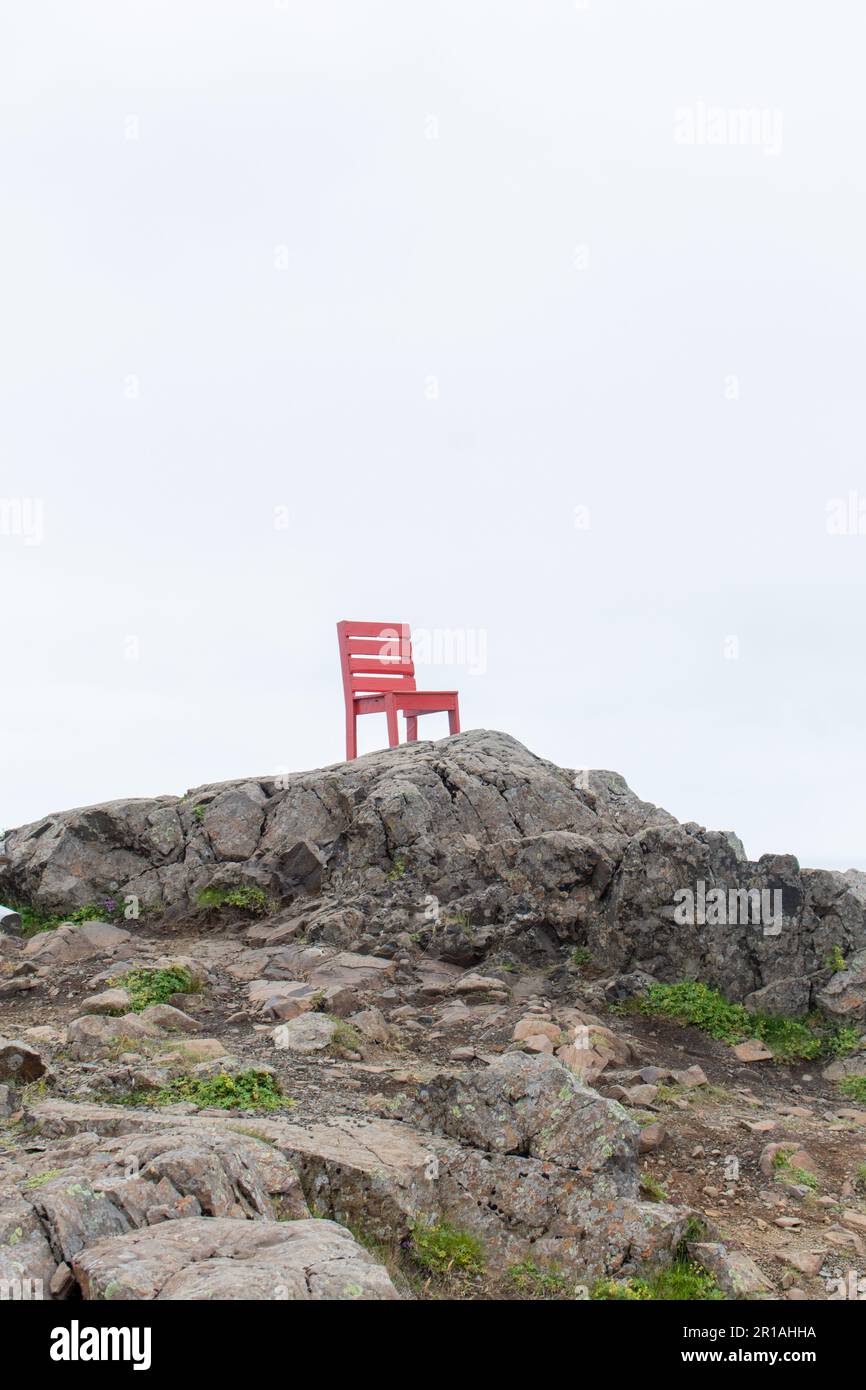 Iceland wooden chair hi-res stock photography and images - Alamy