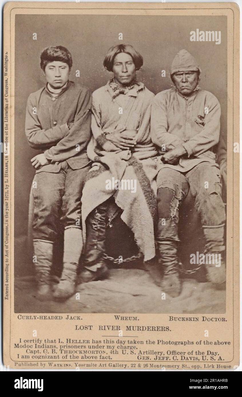 Modoc warriors hi-res stock photography and images - Alamy