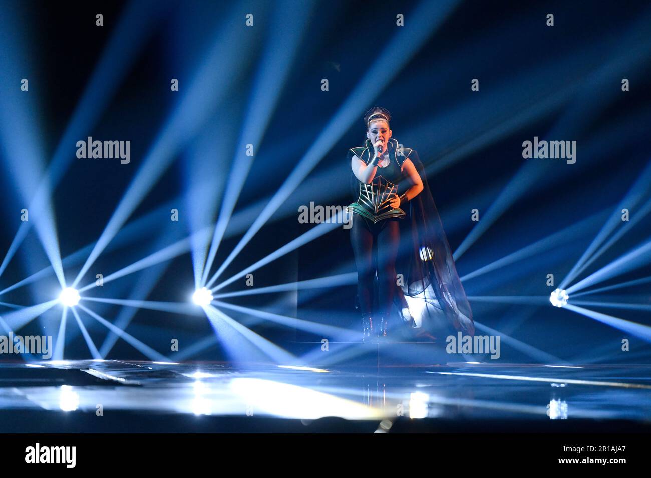 LIVERPOOL 20230512Alessandra från Norge under fredagens repetitioner ...