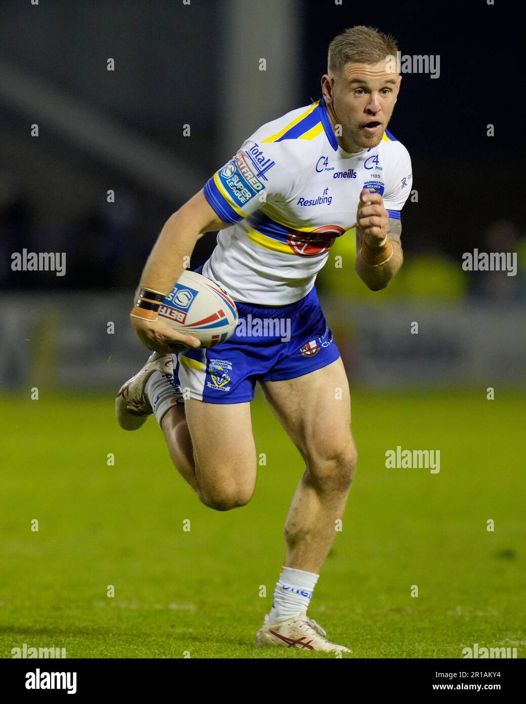 Warrington, UK. 12th May, 2023. Matt Dufty #1 of Warrington Wolves ...