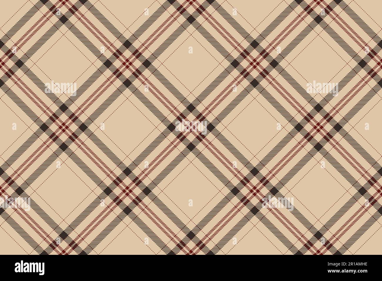 Tartan plaid background, diagonal check seamless pattern. Vector fabric ...
