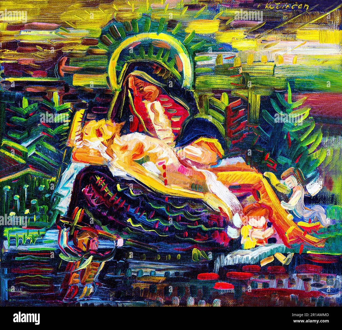 Modern pieta hi-res stock photography and images - Alamy