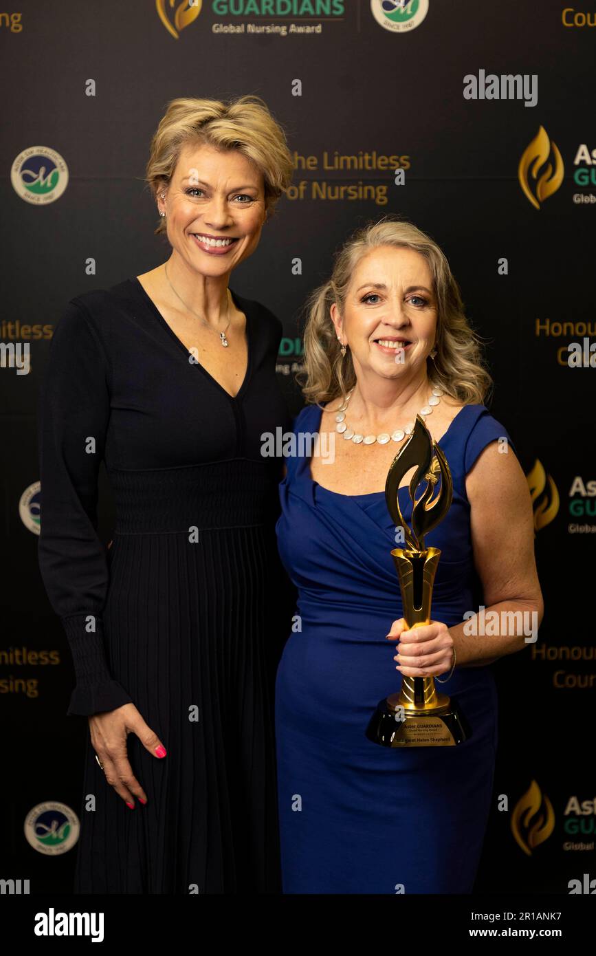 EDITORIAL USE ONLY Kate Silverton with Professor Margaret Shepherd ...