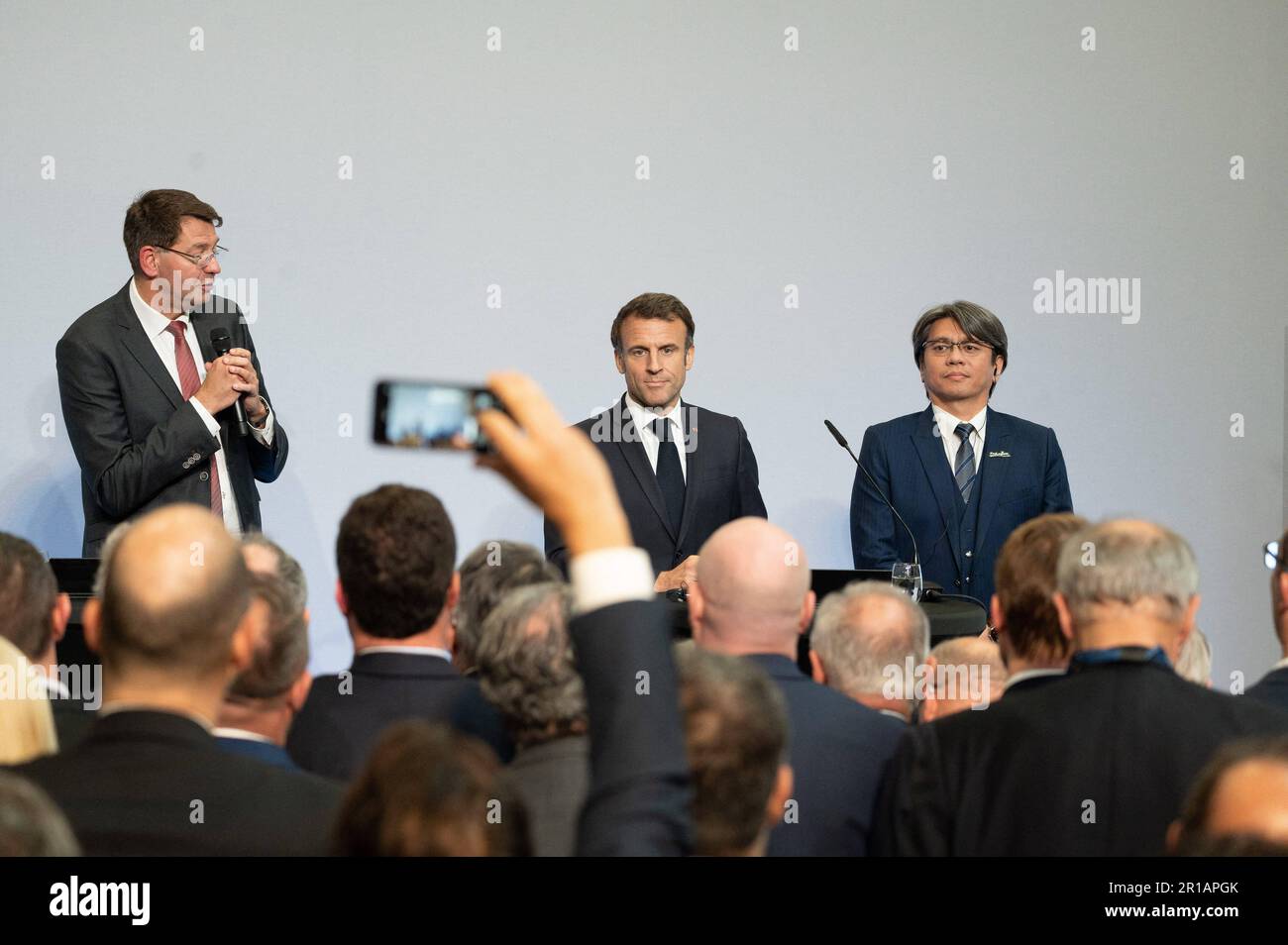 Dunkirk, France. 12th May, 2023. Mayor of Dunkirk Patrice Vergriete ...