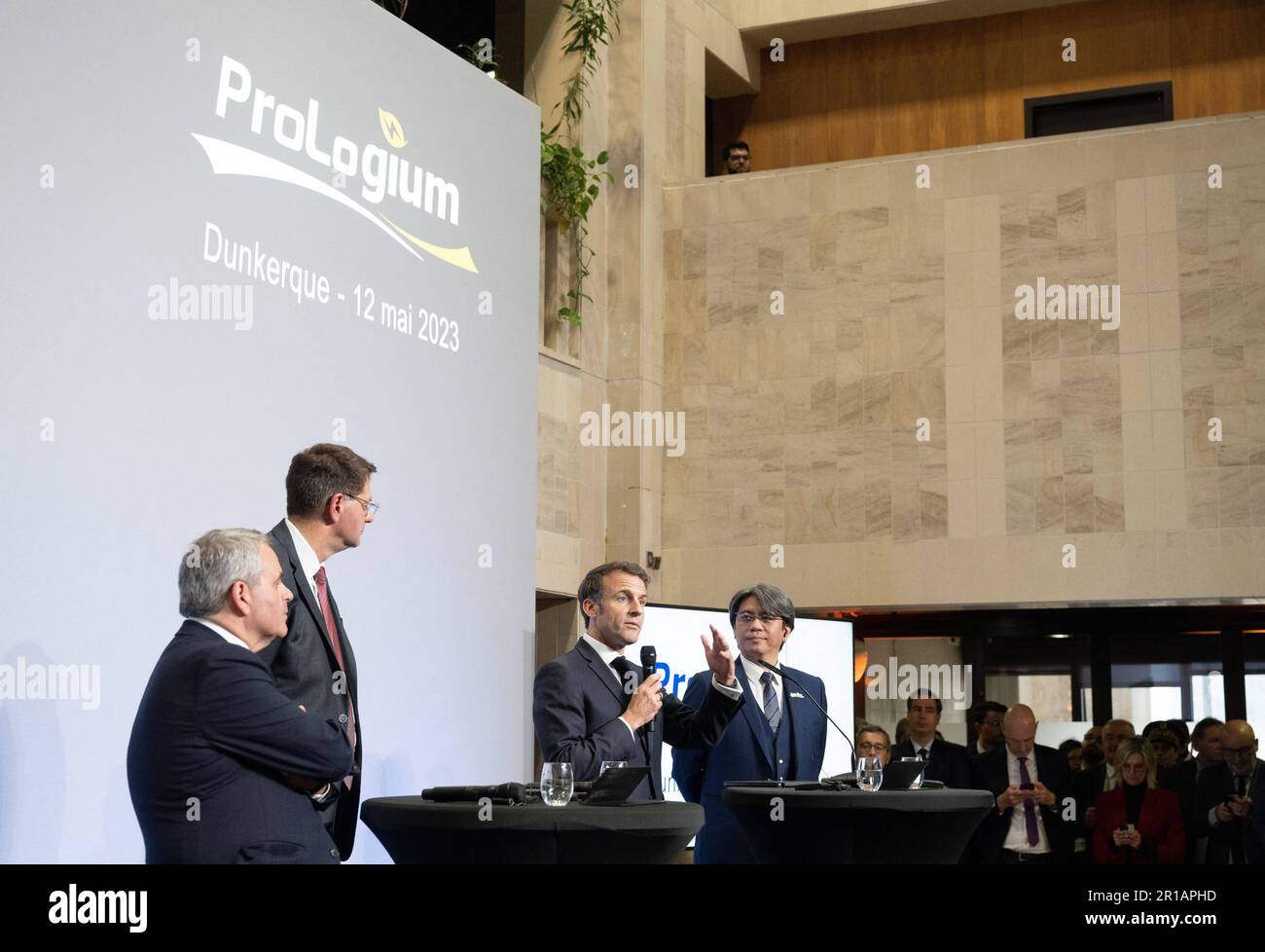 Dunkirk, France. 12th May, 2023. President of the Regional Council of ...