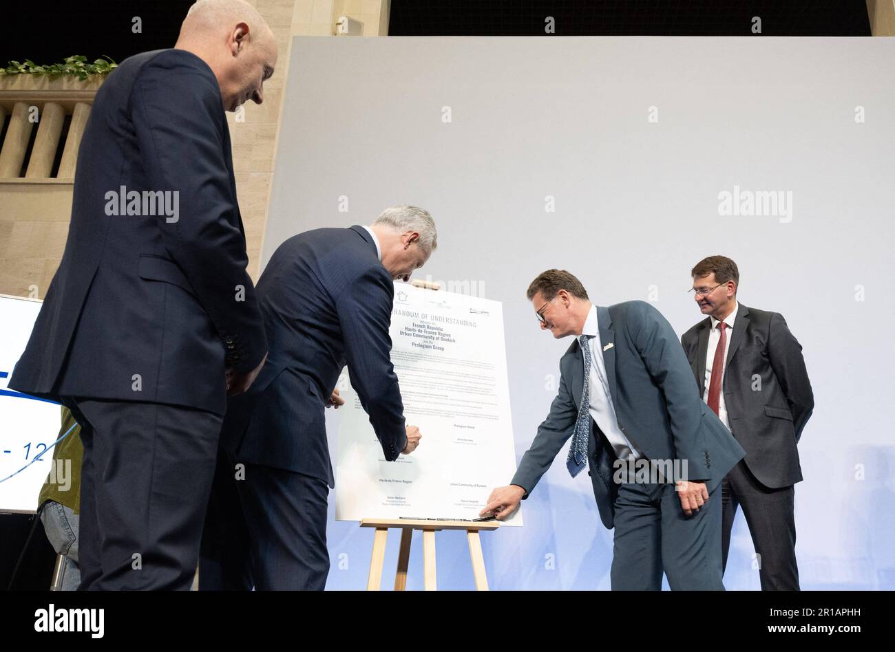 Dunkirk, France. 12th May, 2023. French Junior Minister for the ...