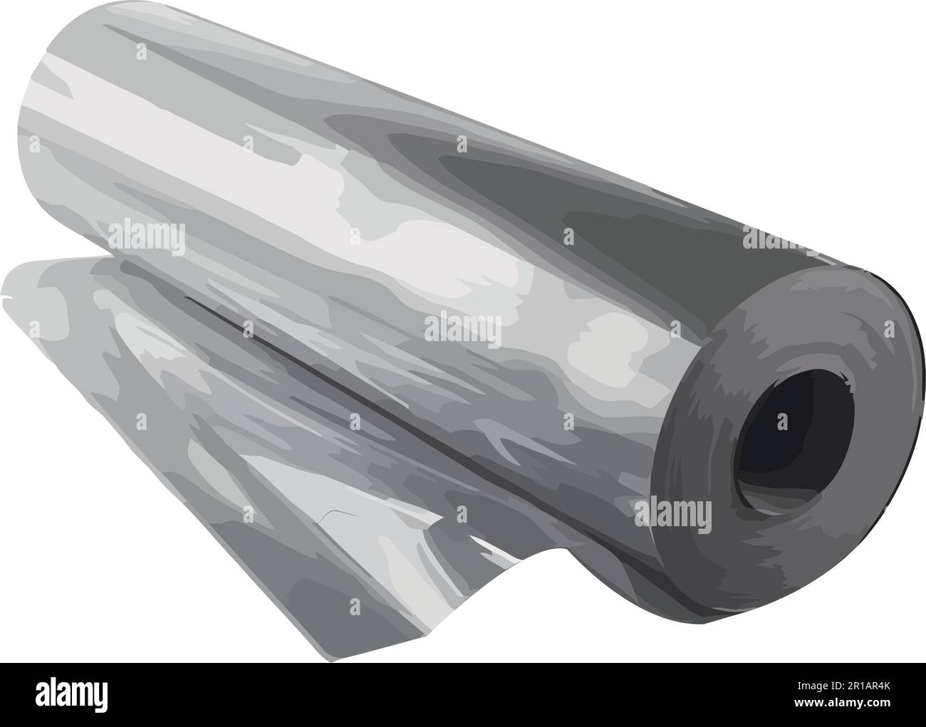 Silver scroll sheet Cut Out Stock Images & Pictures - Alamy