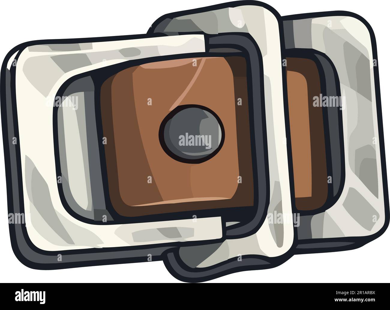 Modern steel buckle Stock Vector Image & Art - Alamy