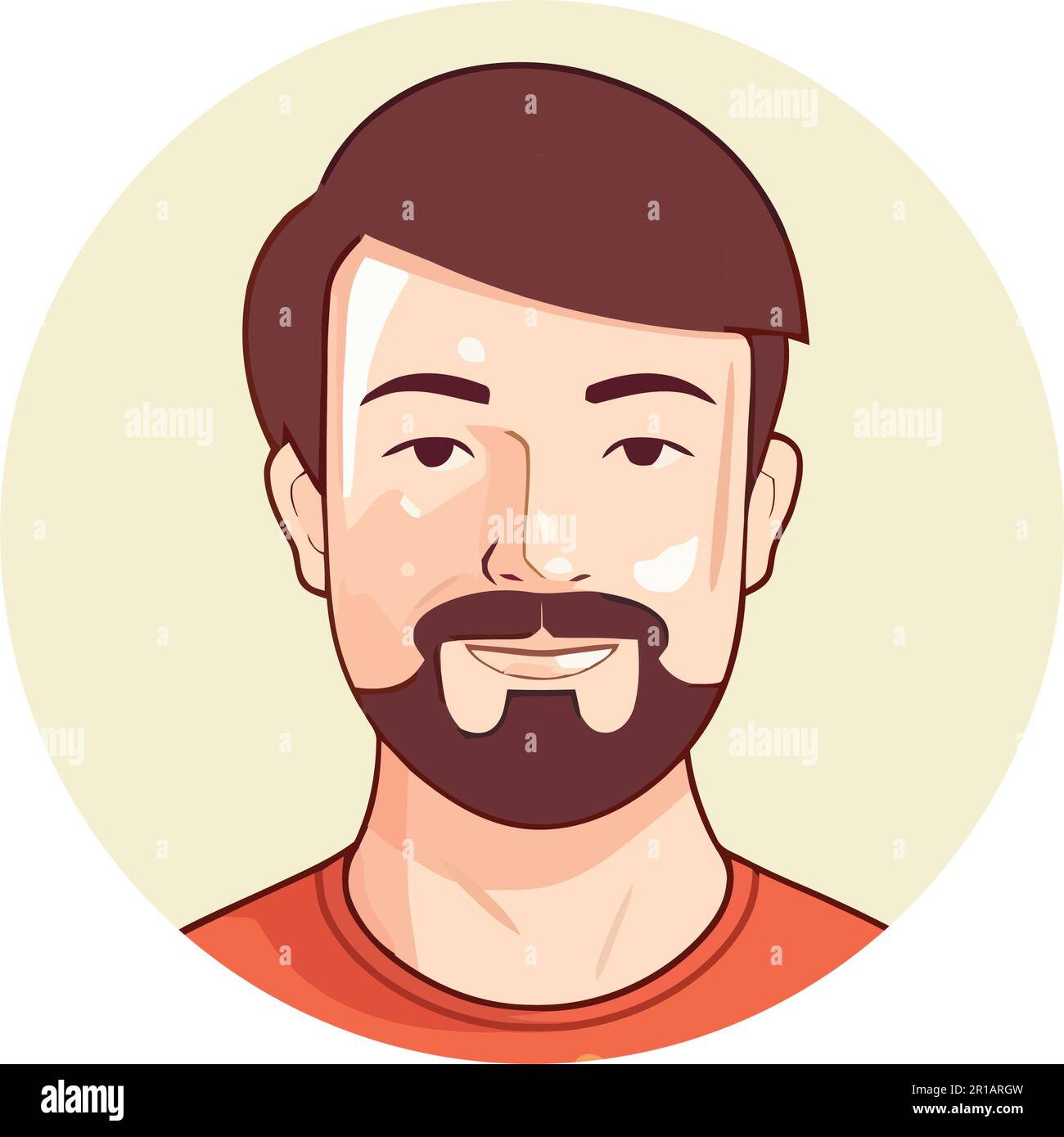 Smiling cartoon businessman stylish Cut Out Stock Images & Pictures - Alamy