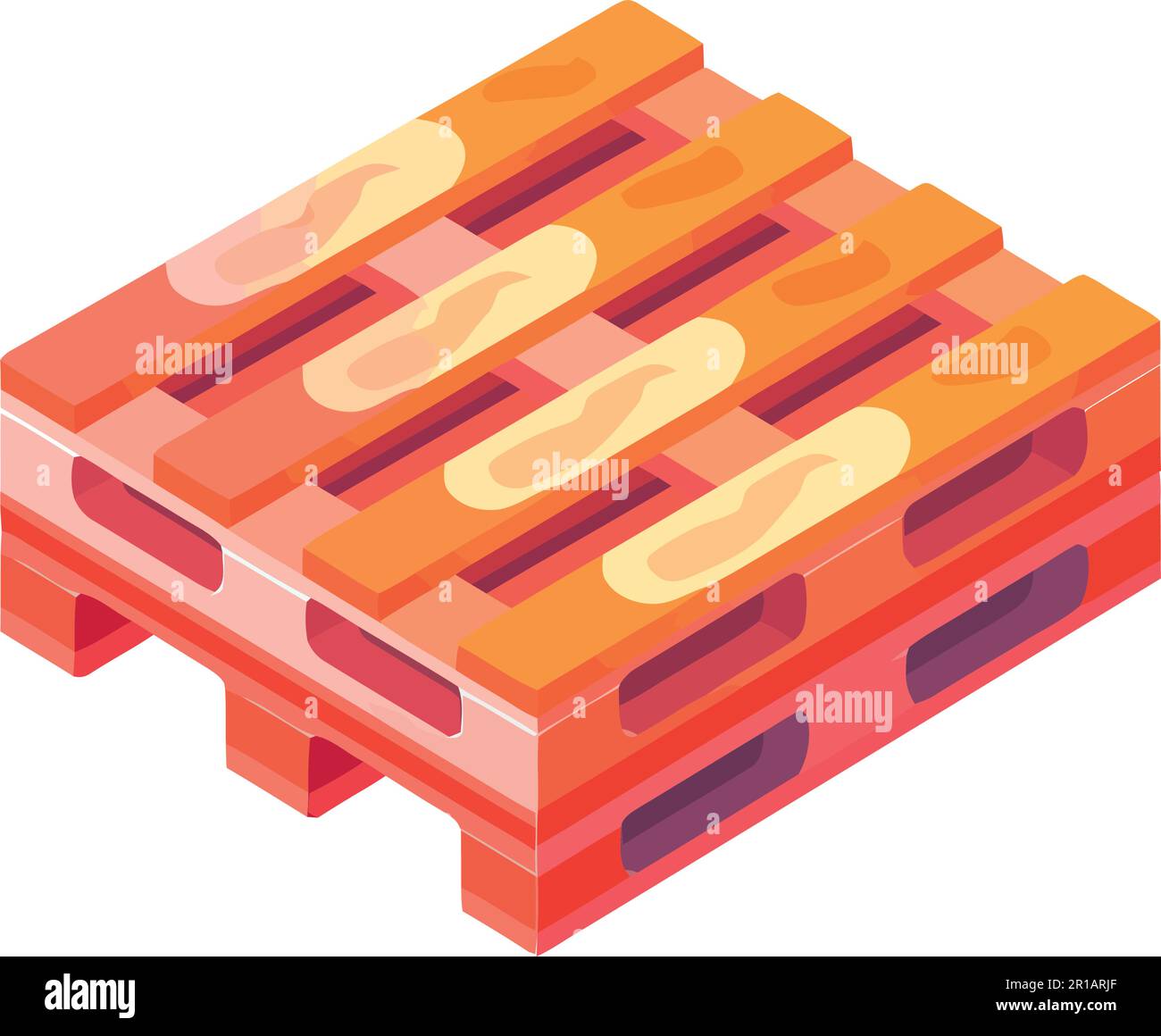 wooden pallet icon on white background Stock Vector Image & Art - Alamy
