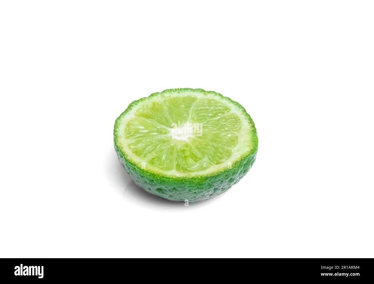 Lime closeup isolated on white background Stock Photo - Alamy