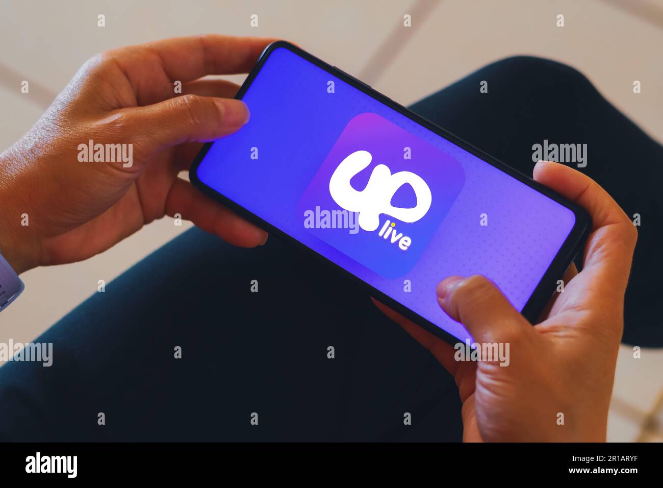 Uplive logo hi-res stock photography and images - Alamy