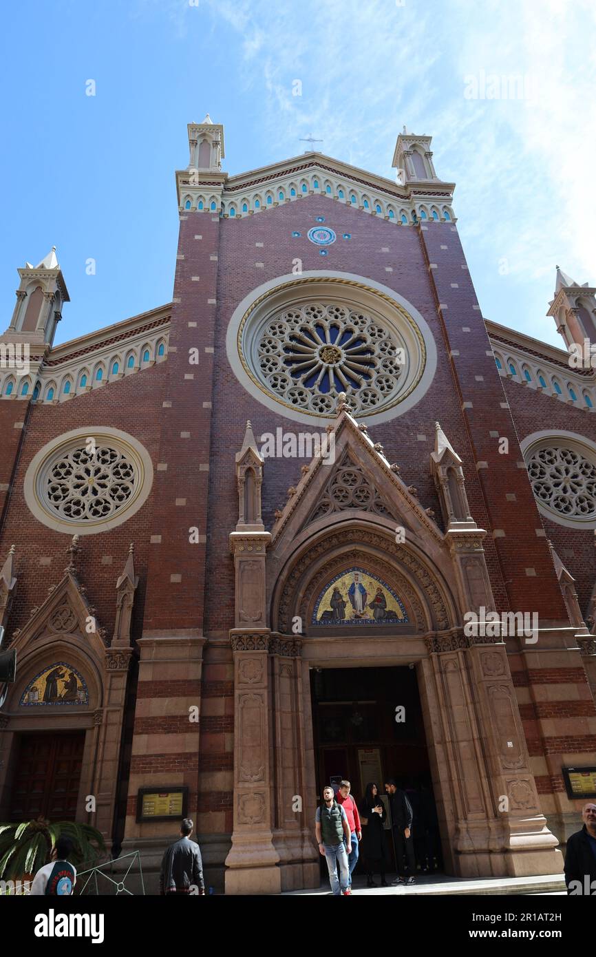 15-03-2023 Istanbul-Turkey: St. Anthony's Catholic Church in Taksim ...
