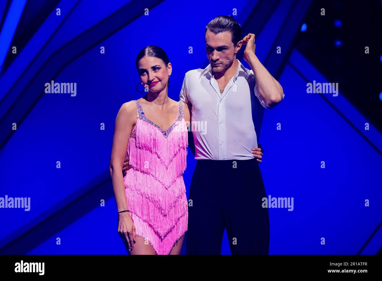 Cologne, Germany. 12th May, 2023. Timon Krause, mentalist, and Ekaterina Leonova, professional ...