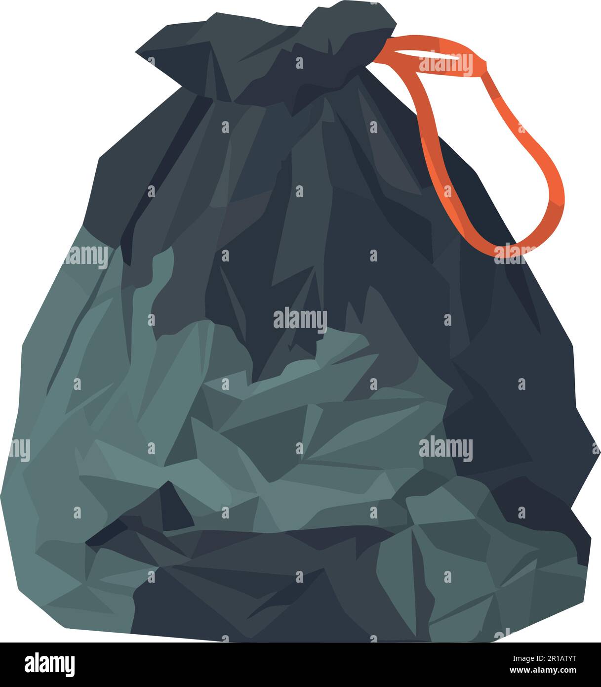 Rubbish sack roll Stock Vector Images - Alamy