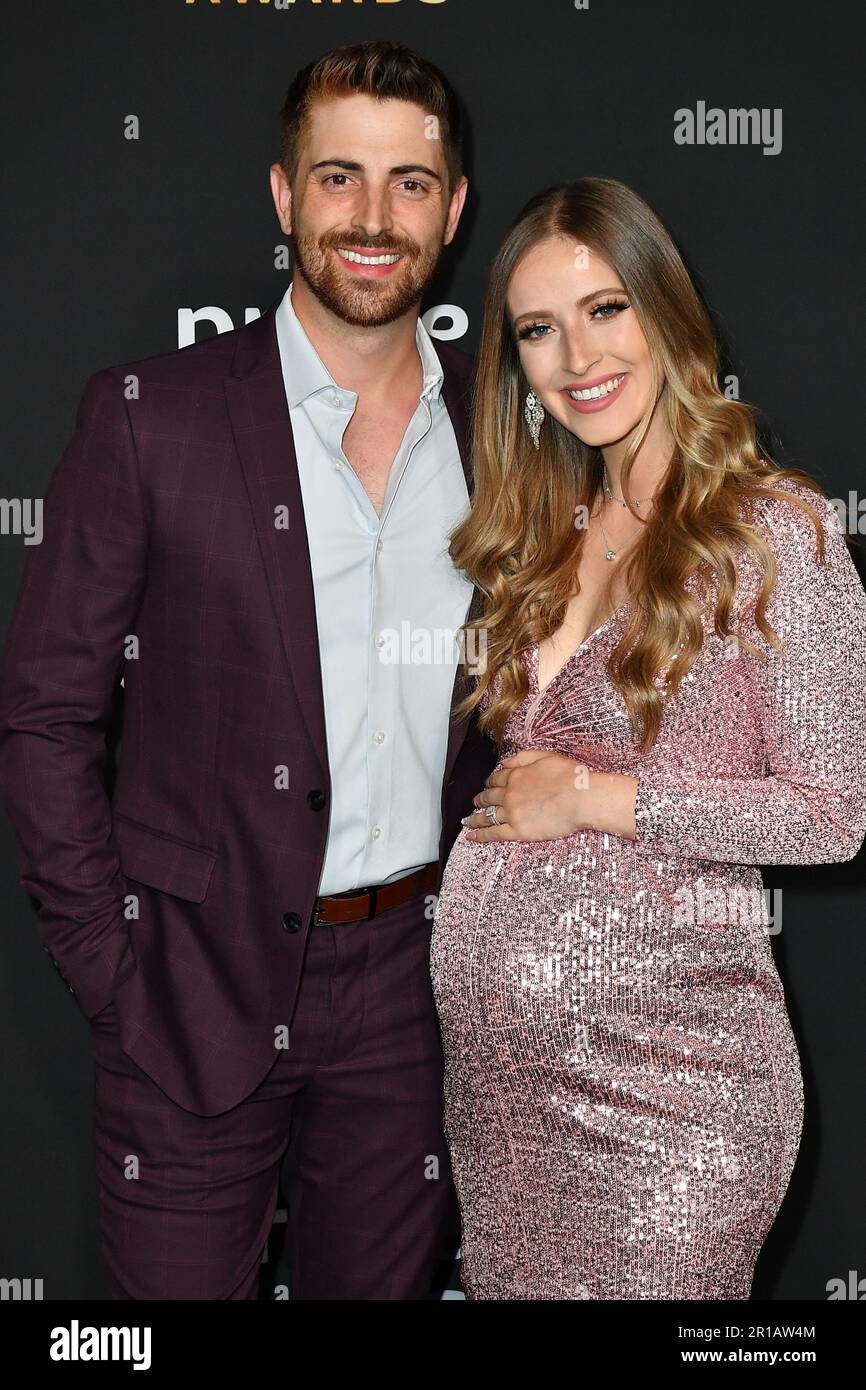 Jesse Callahan, Sarati attend the 58th Academy Of Country Music Awards ...