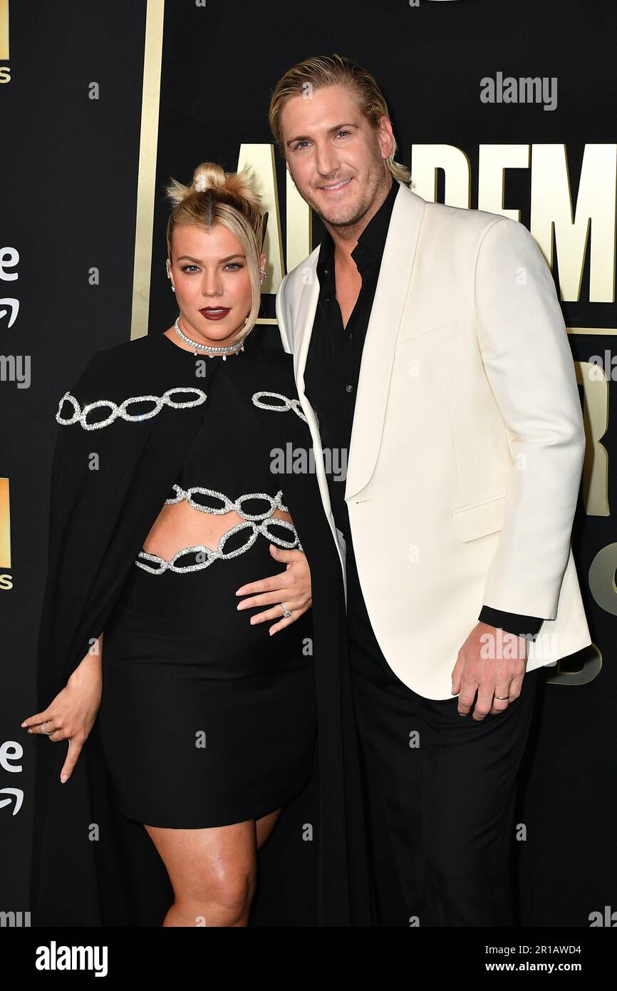 Kimberly Perry, Johnny Costello attend the 58th Academy Of Country ...