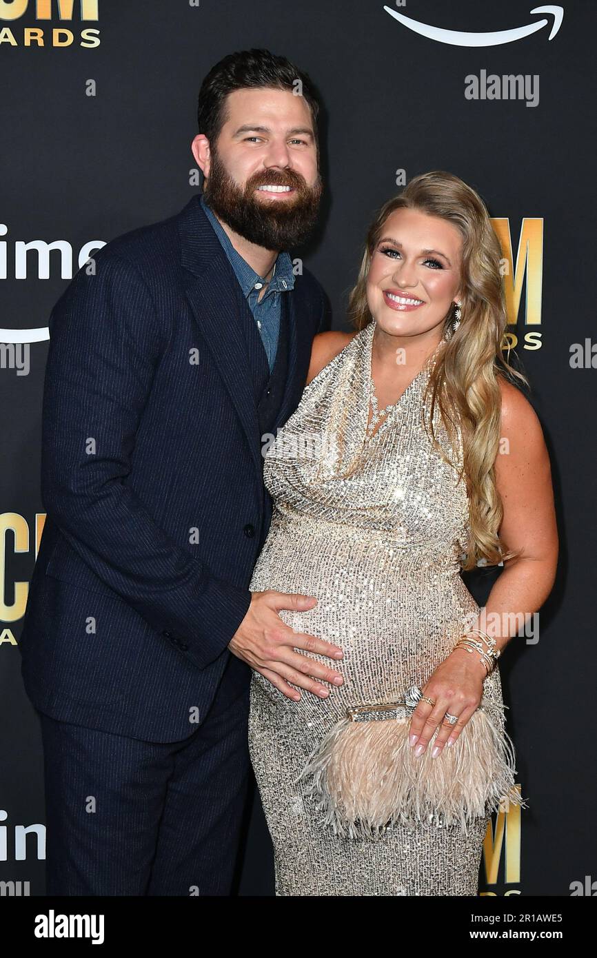 Jordan Davis, Kristen Davis attend the 58th Academy Of Country Music ...