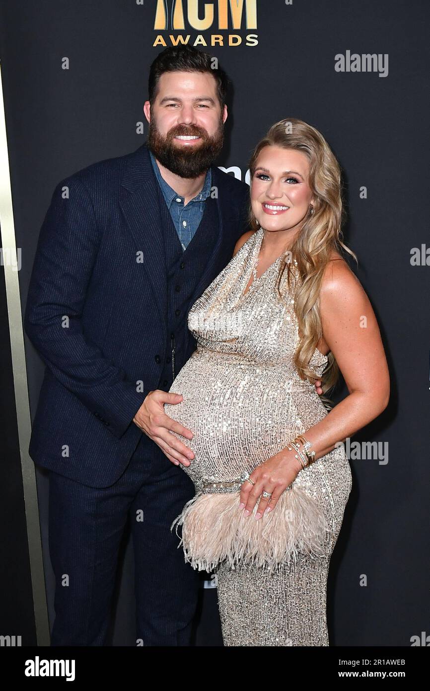 Jordan Davis, Kristen Davis attend the 58th Academy Of Country Music ...