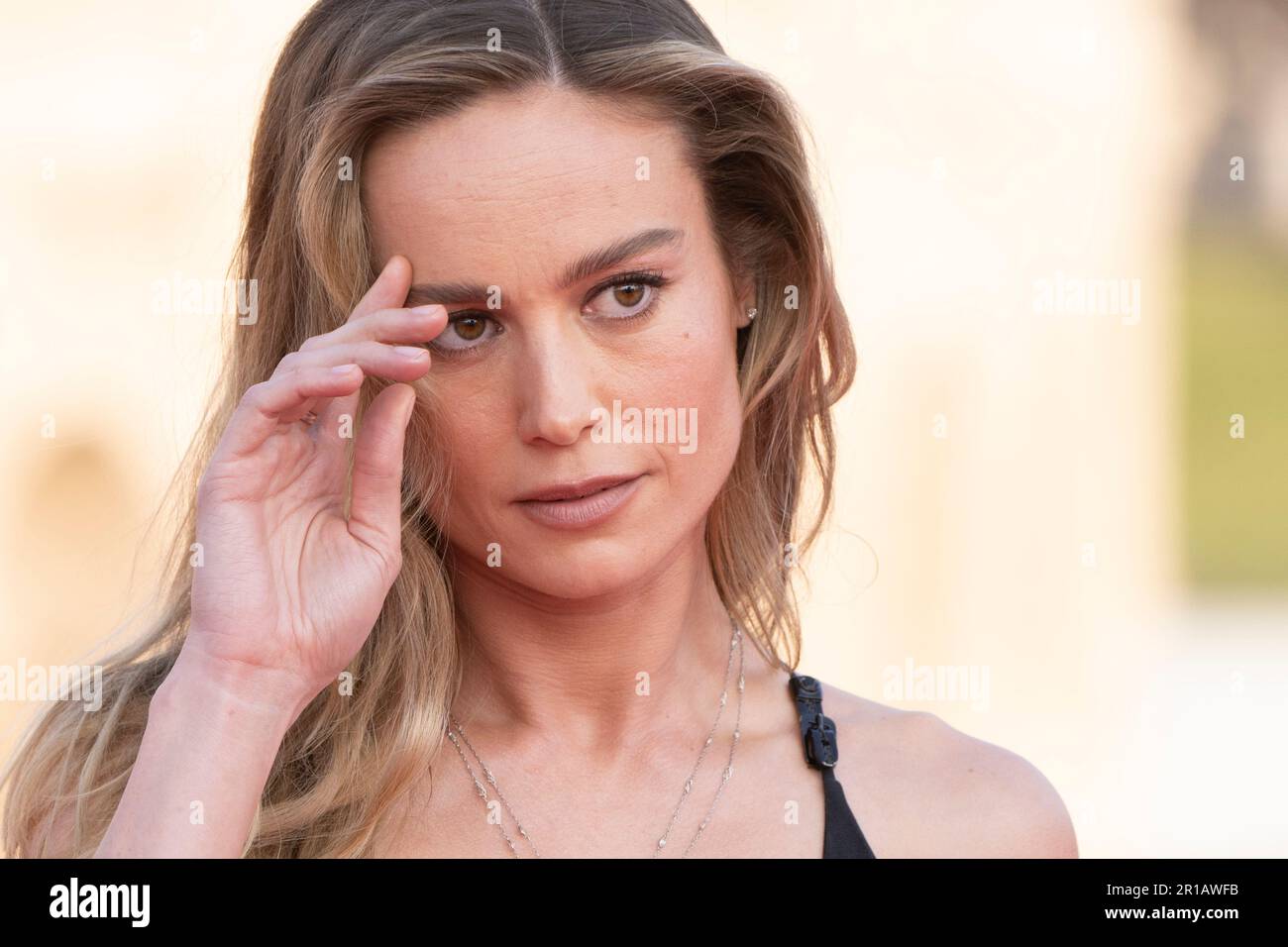 Rome, Italy, May 12, 2023 - Brie Larson attends at red carpet for the ...