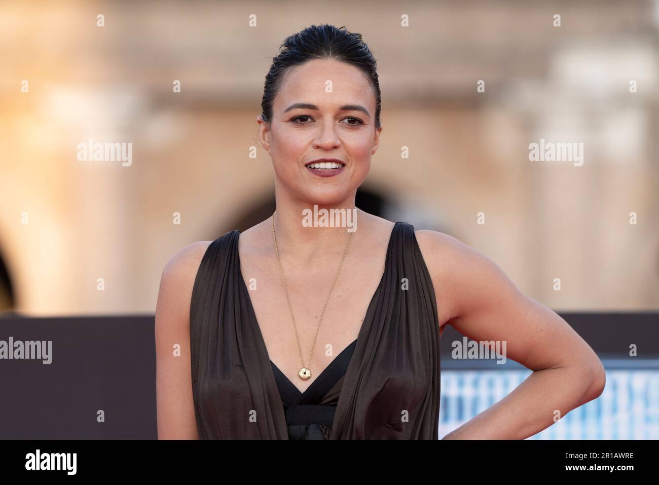 Rome, Italy, May 12, 2023 - Michelle Rodriguez attends at red carpet ...