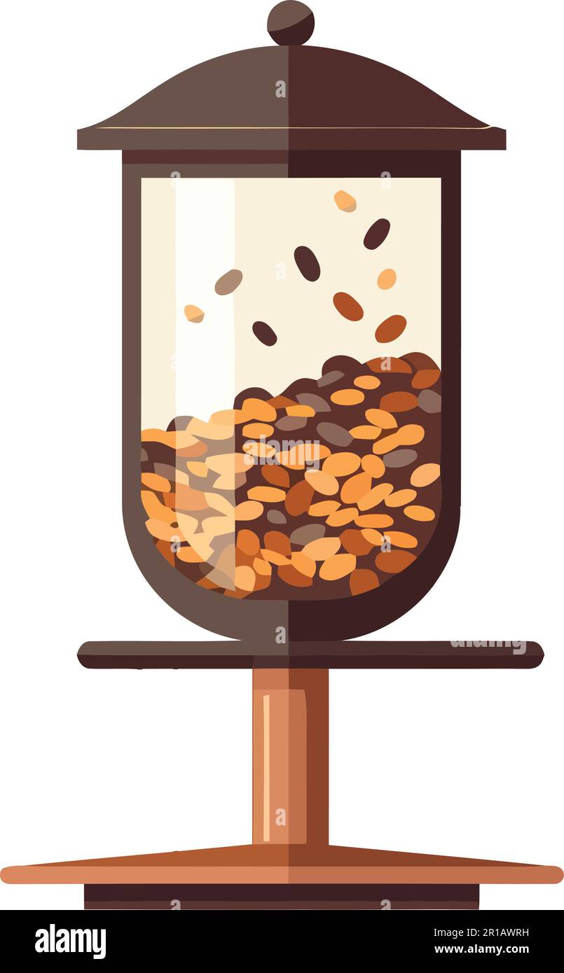 Bird food container Stock Vector Images - Alamy