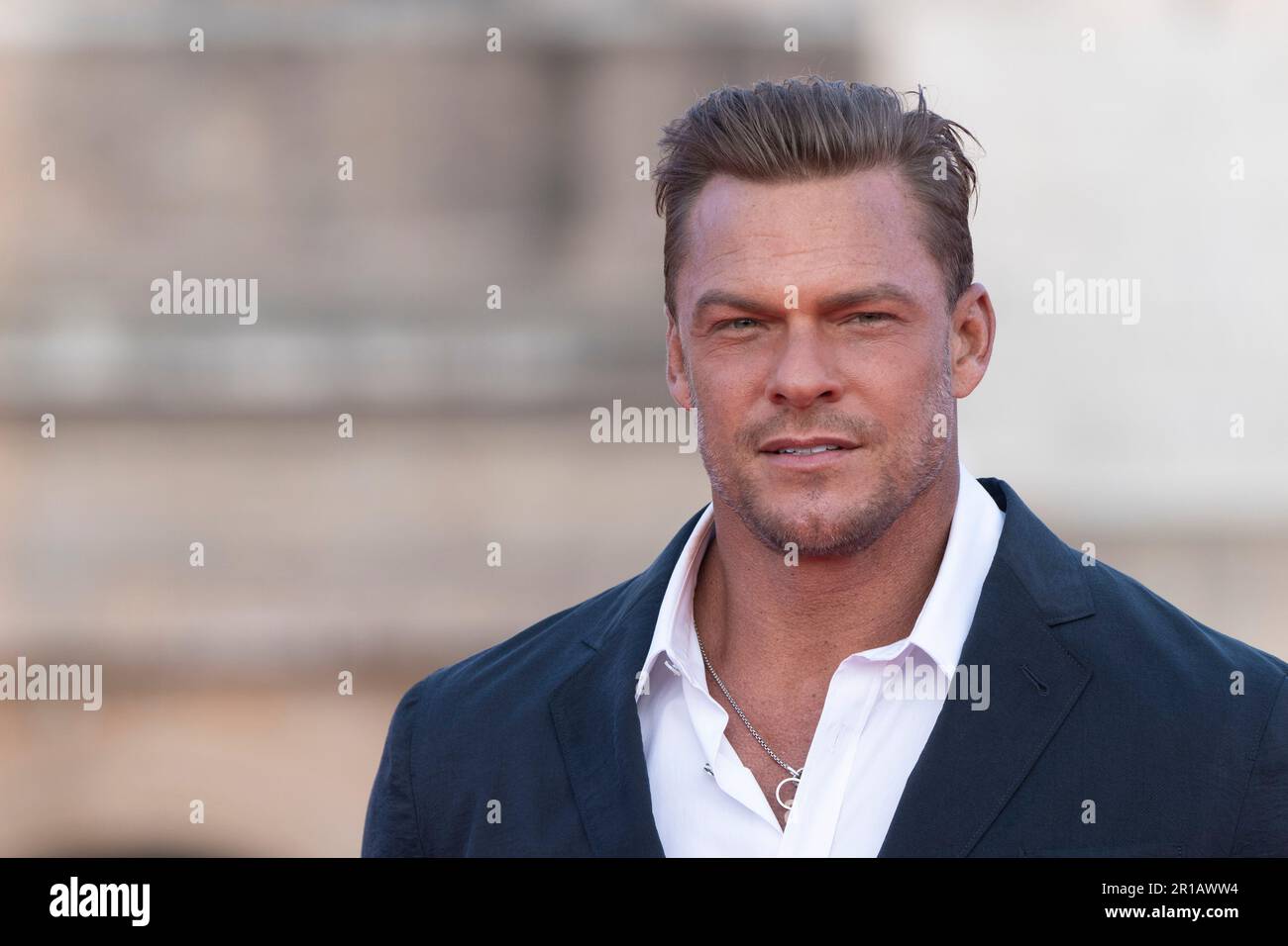 Rome, Italy, May 12, 2023 - Alan Ritchson attends at red carpet for the ...