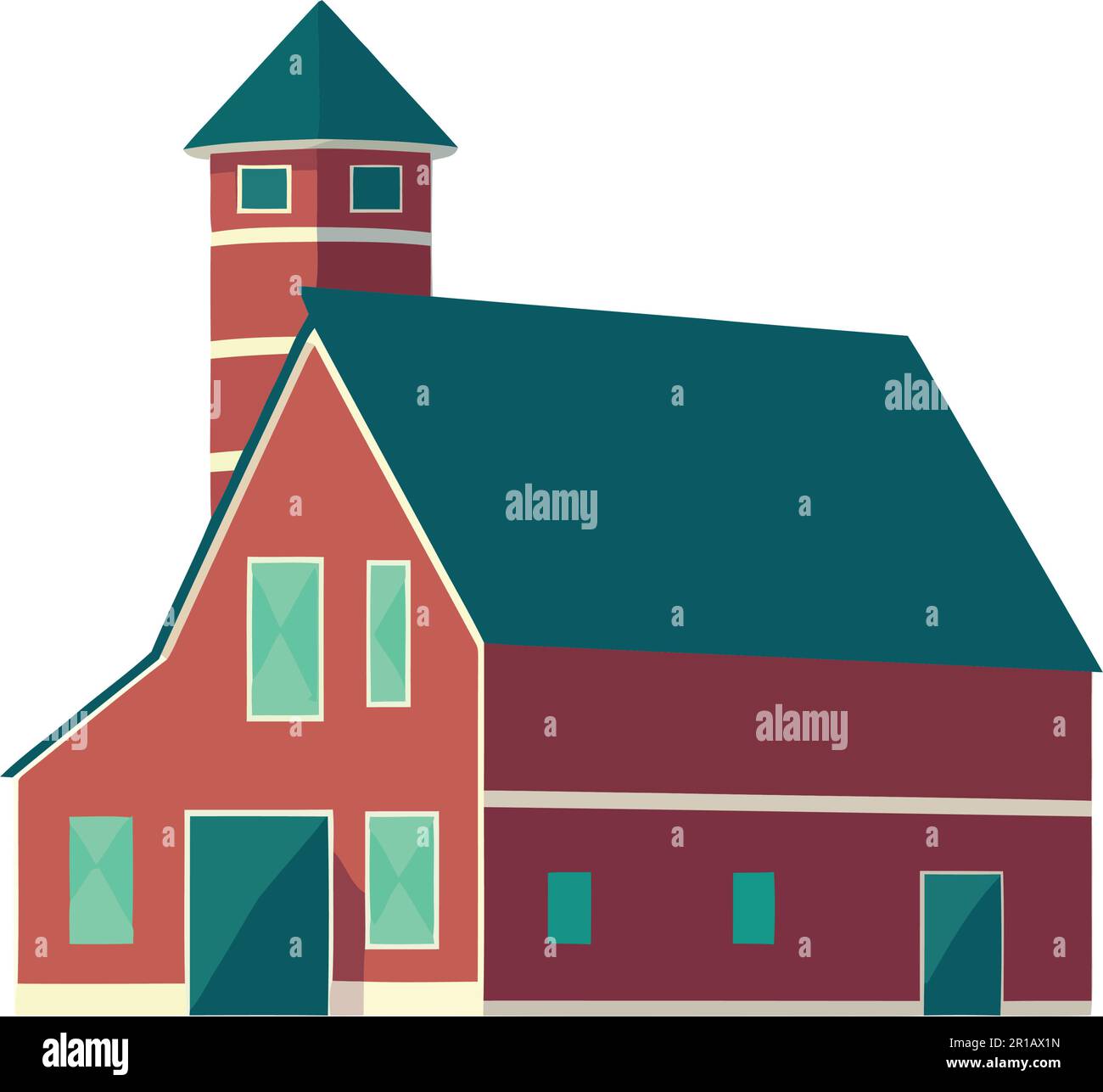 Modern farmhouse style Cut Out Stock Images & Pictures - Alamy