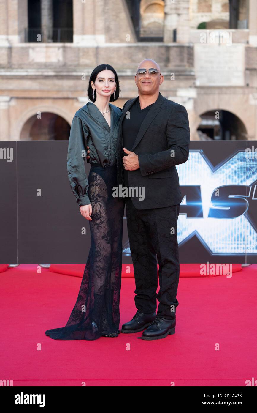 Rome, Italy, May 12, 2023 - Vin Diesel with Meadow Walker attends at ...