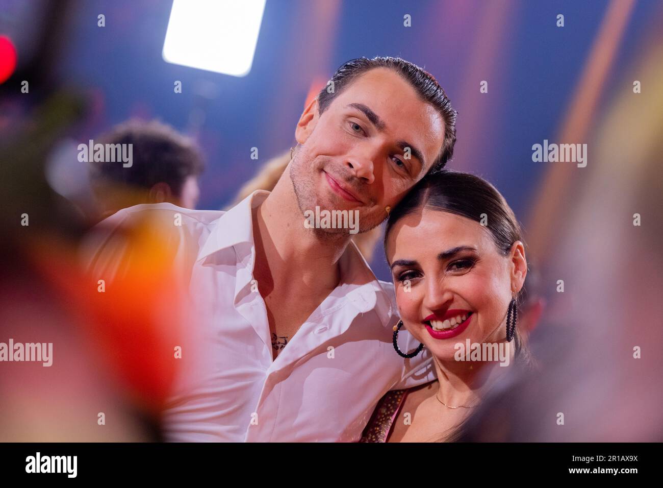 Cologne, Germany. 13th May, 2023. Timon Krause, mentalist, and Ekaterina Leonova, professional ...